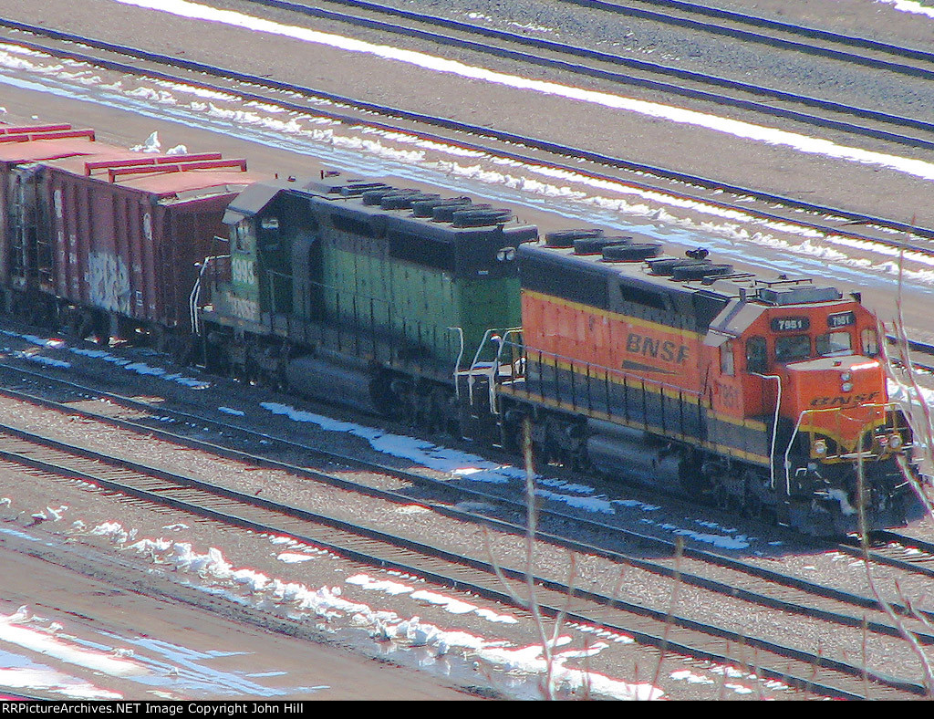 110329070 BNSF Ballast Train In Otherwise-vacated Dayton's Bluff Yard